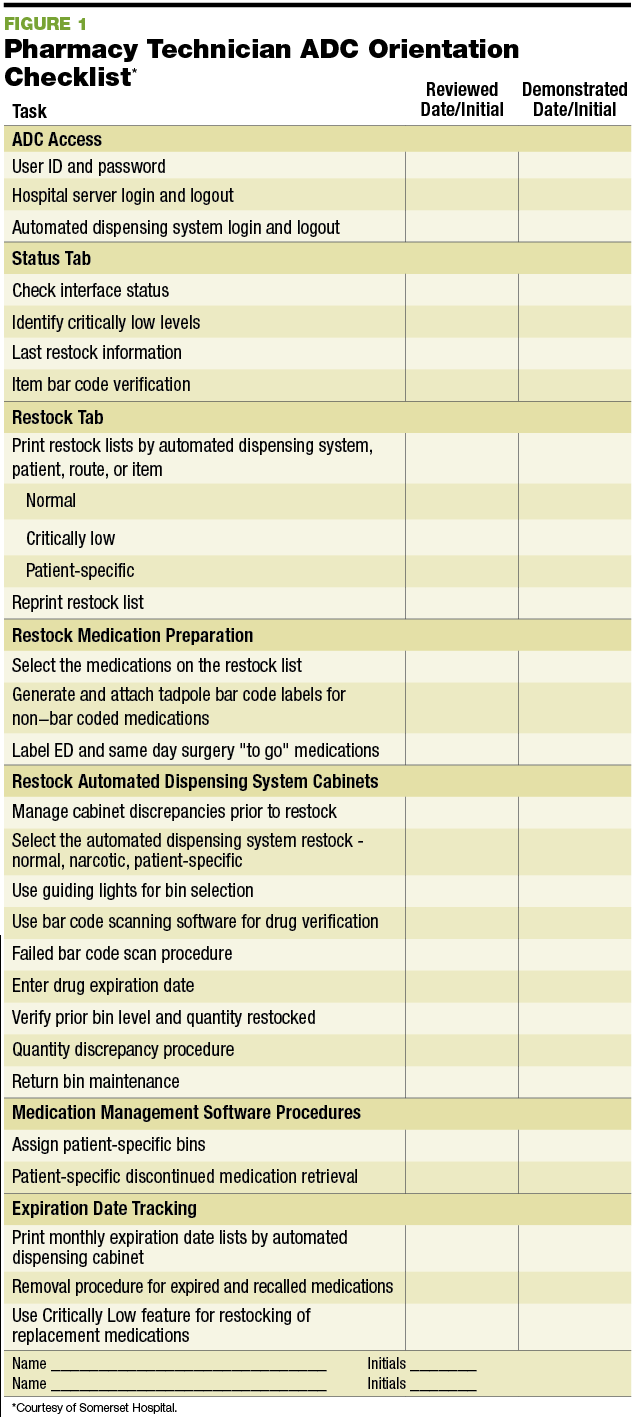 ADC Safety with Bar Code Stocking Verification : April 2013 - Pharmacy ...