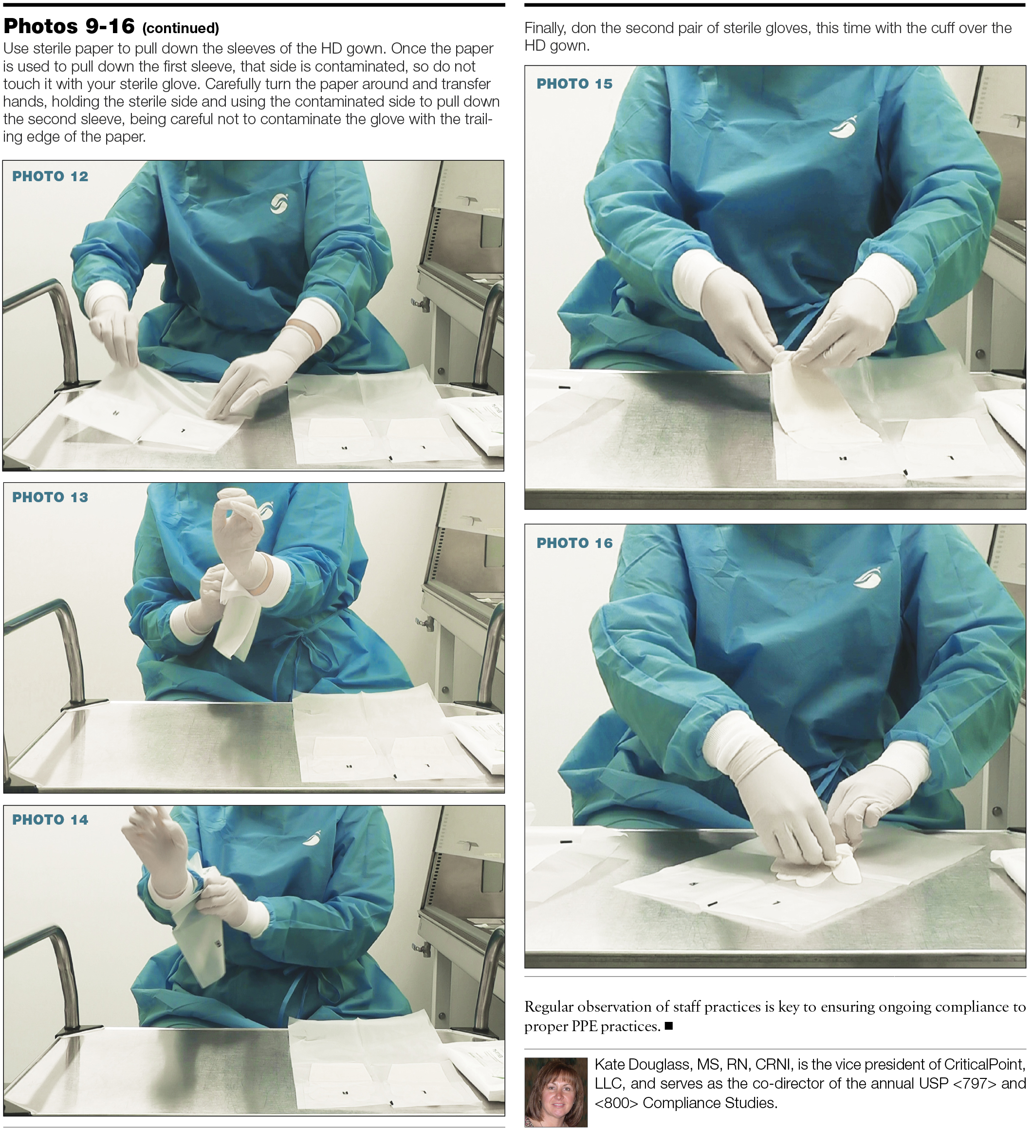 Best Practices for Garbing in HD Sterile Compounding : November 2016 - Pharmacy Purchasing ...