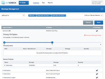 Shortage Management Functionality - Kit Check - PP&P Magazine ...