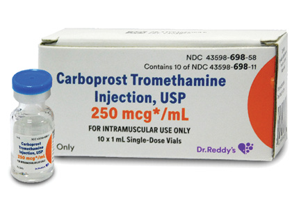 Generic Carboprost Tromethamine Injection - Dr Reddy's Laboratories Inc ...