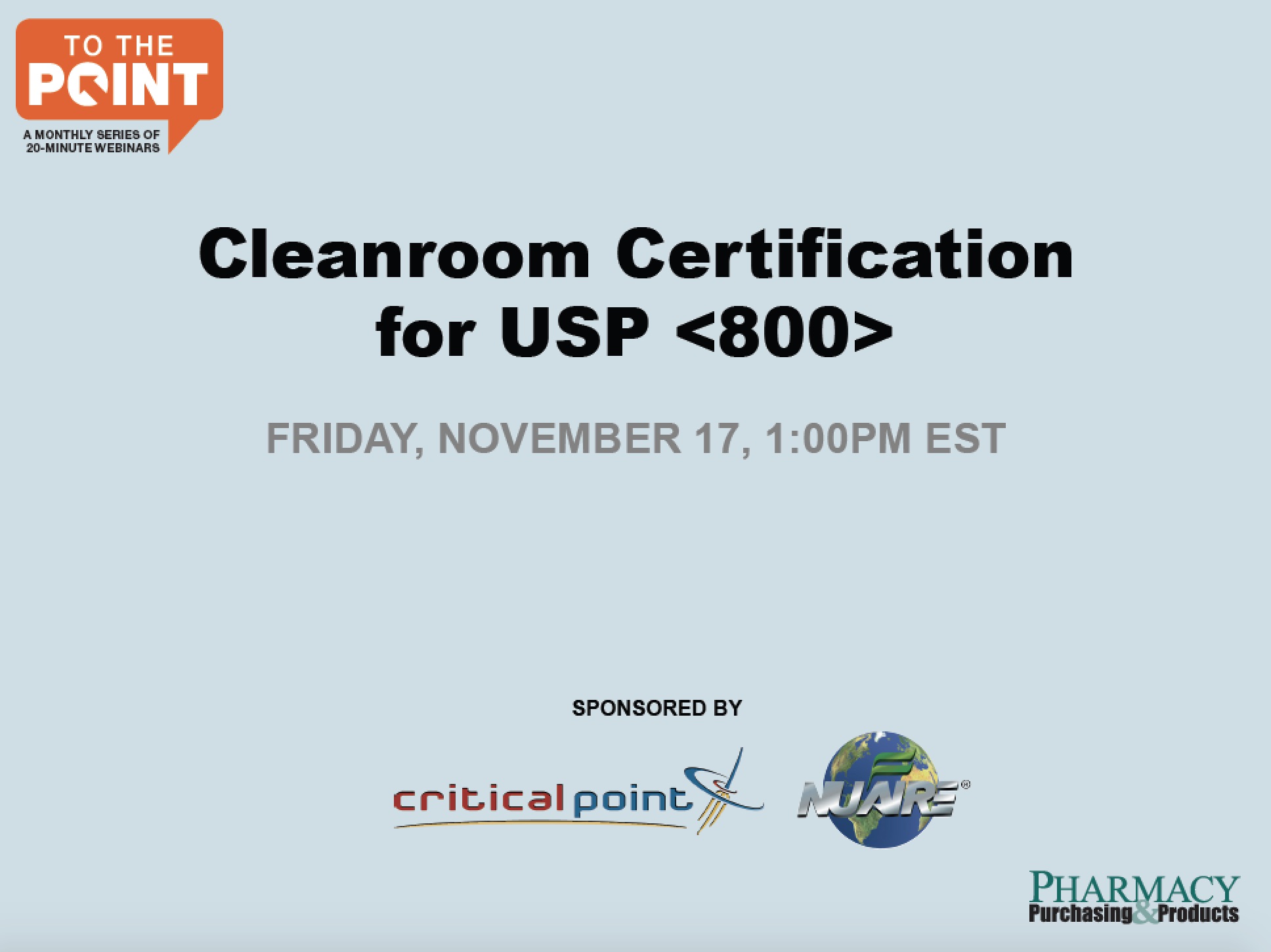 Webinars - Pharmacy Purchasing & Products Magazine