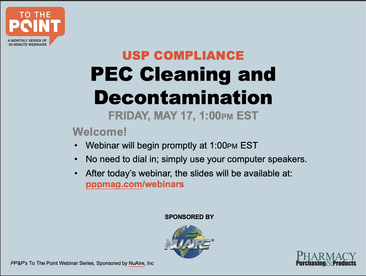 Webinars - Pharmacy Purchasing & Products Magazine