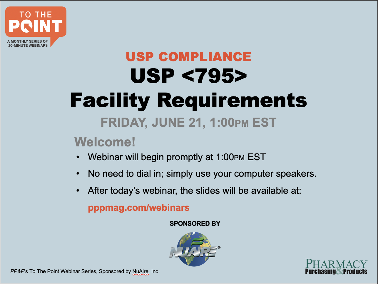 Webinars - Pharmacy Purchasing & Products Magazine